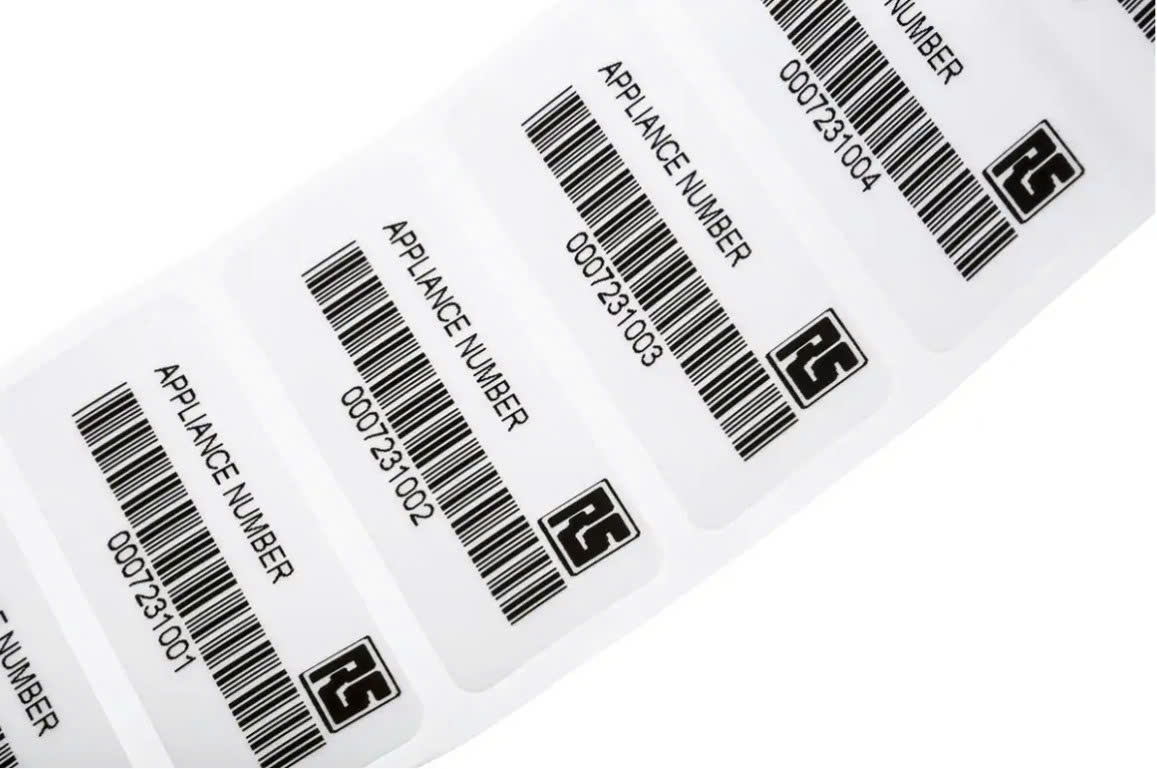 RS PRO White Black Print Label Roll, 58mm Width, 22mm Height - Công Ty ...